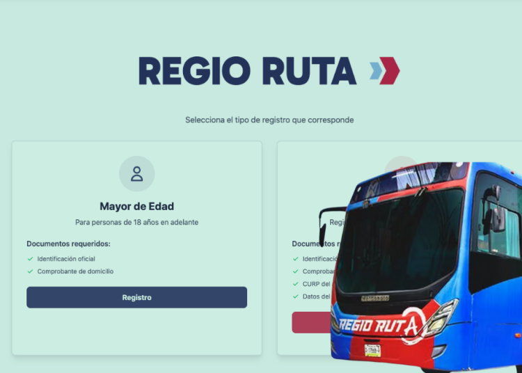 App Regio Ruta Monterrey: Rastrea Rutas y Regístrate